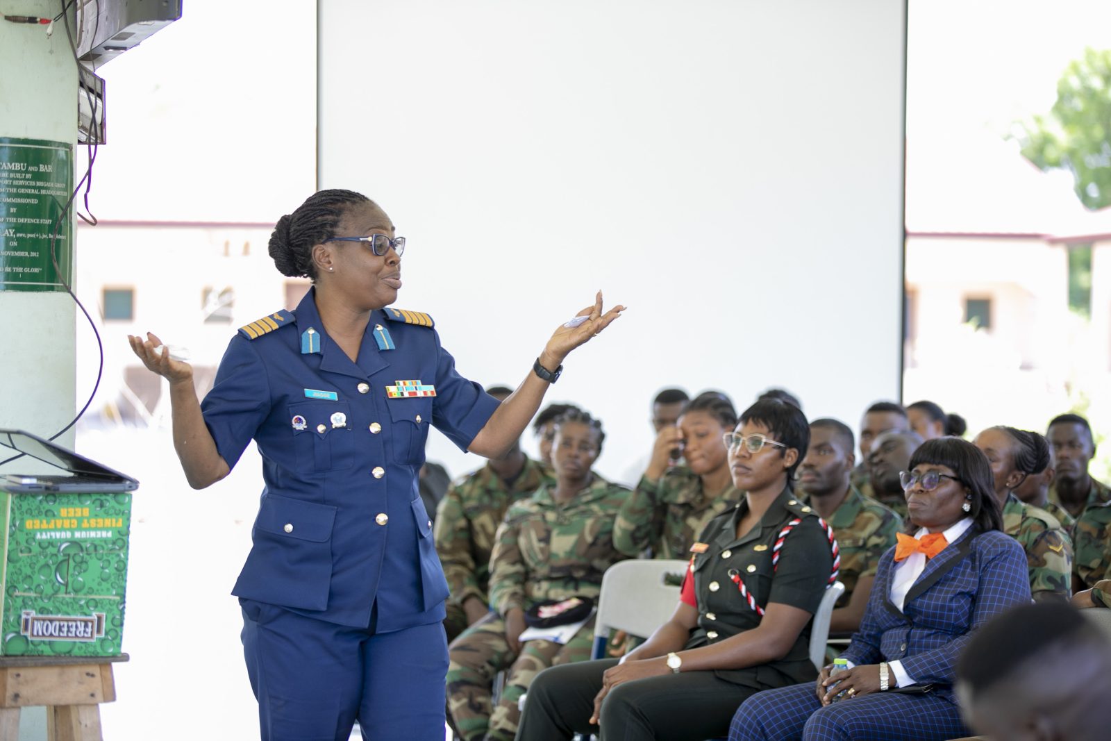 KAIPTC, GAF personnel complete sensitization tours of GAF Garrisons ...