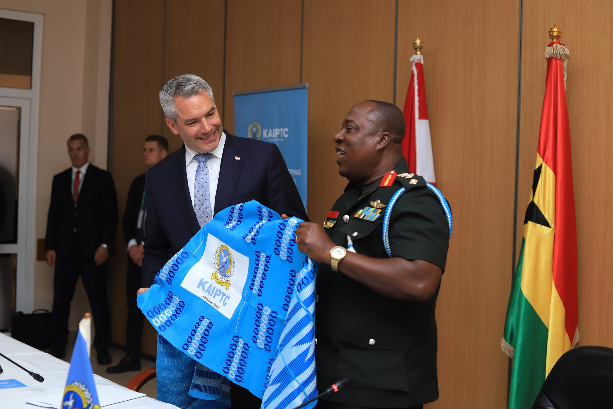 Federal Chancellor of Austria Karl Nehammer visits KAIPTC to strengthen ...
