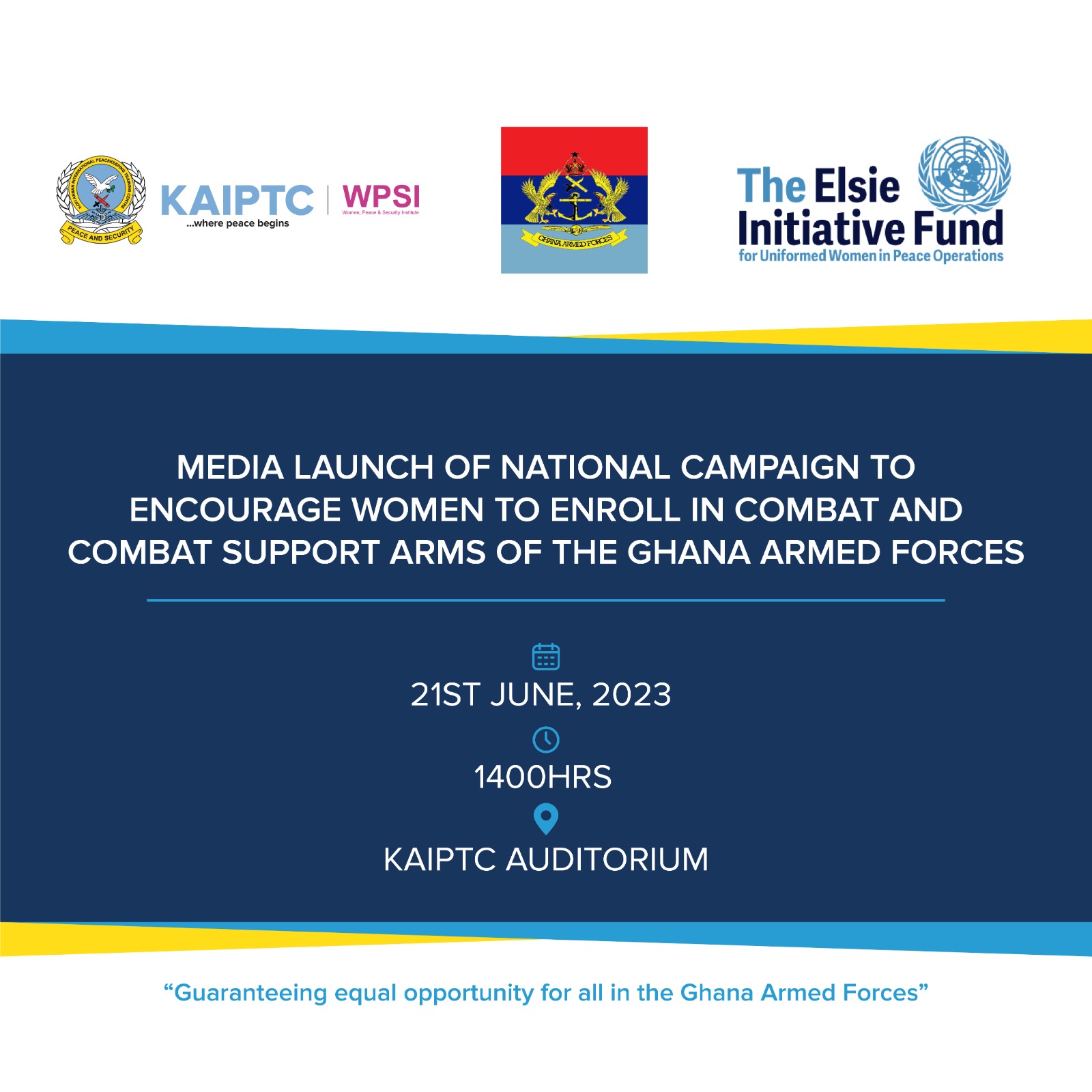 Elsie Initiative Fund, KAIPTC, GAF to embark on national campaign to ...